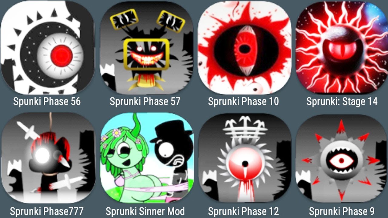 Sprunki Phase 10 Vs Phase 20 Vs Phase 30 Vs Phase 40 Vs Phase 50 Vs ...