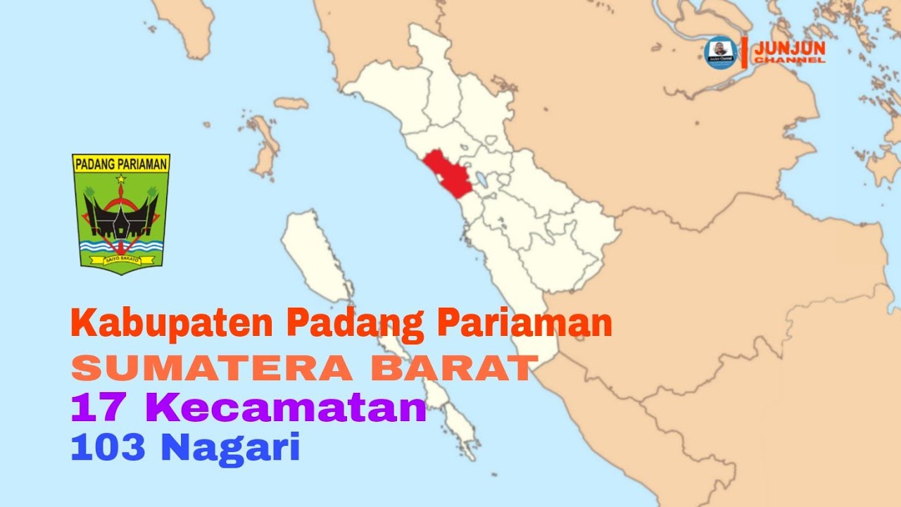 Kabupaten Padang Pariaman, Sumatera Barat, 17 Kecamatan, 103 Nagari ...