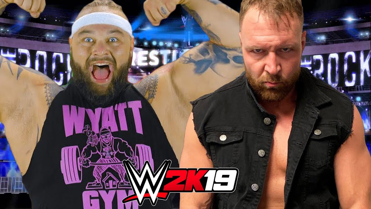WWE 2K19 | JON MOXLEY vs BRAY WYATT Muscle Man Dance - YouTube