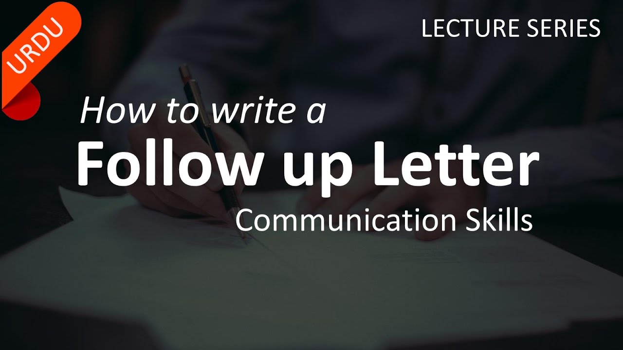 How to write a Follow-up Letter | Business Communication Skills - YouTube