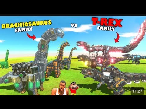 Update t Rex vs Update Brachiosaurus In Arbs Mobile|| - YouTube