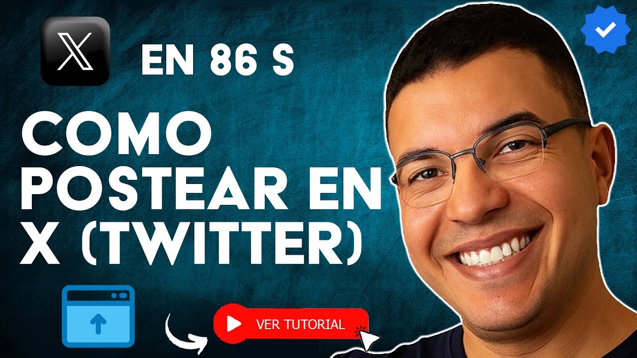 Cómo POSTEAR en X (TWITTER) desde tu MÓVIL o PC en 86 S - YouTube