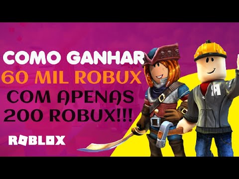 Como Ganhar 60k De Robux Com Apenas 200 Robux! 2024 ATUALIZADO!!! 100% ...