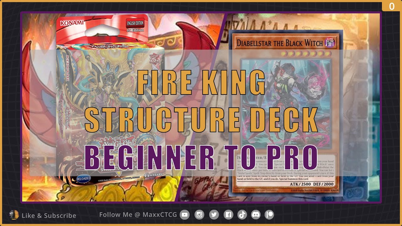 How to Go From Beginner To Competitive | Fire King Structure Deck # ...