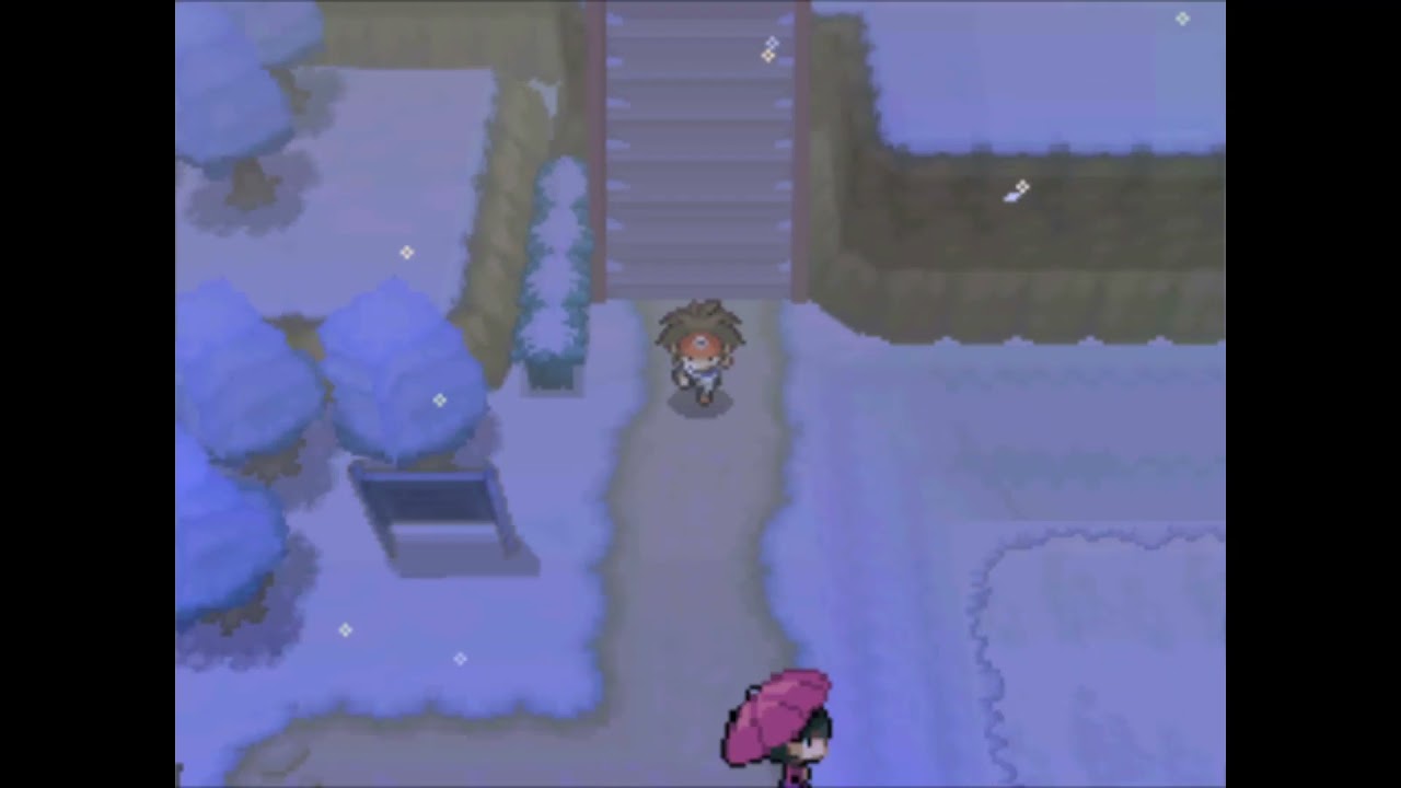 Pokemon Black and White 2 Diamond Dust Weather Effect - YouTube