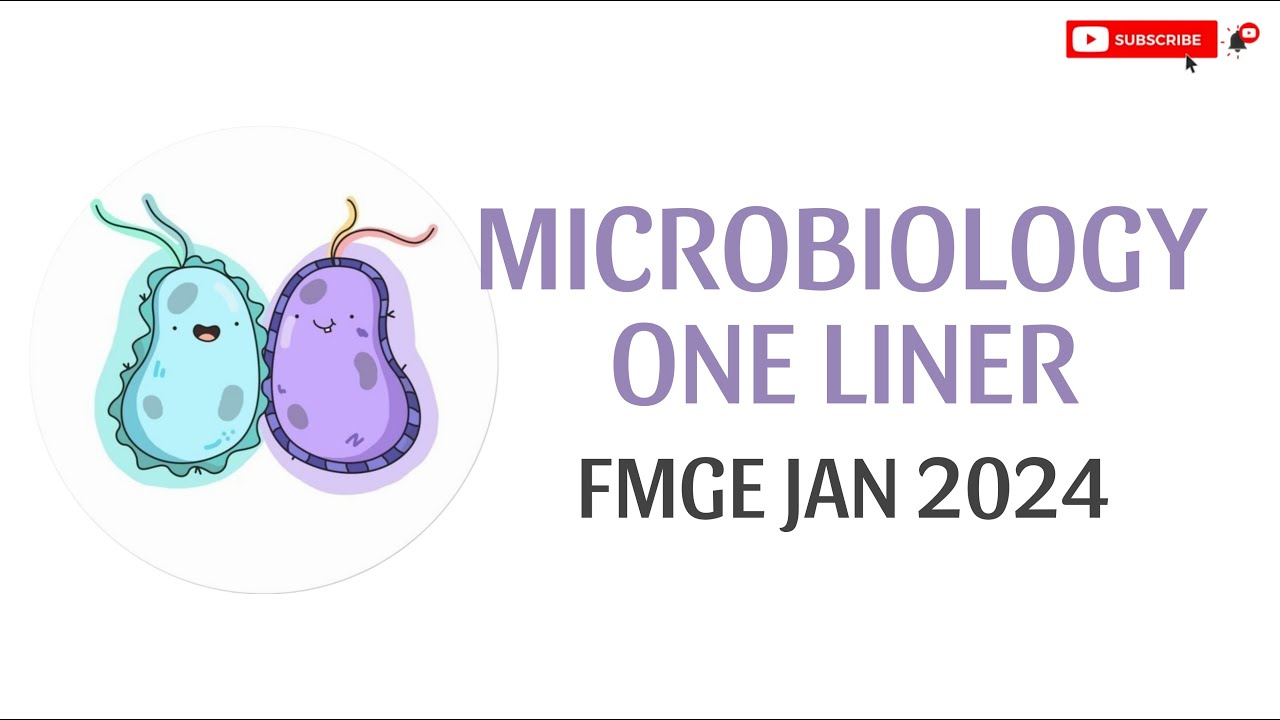 Microbiology- Extra miles for FMGE - YouTube