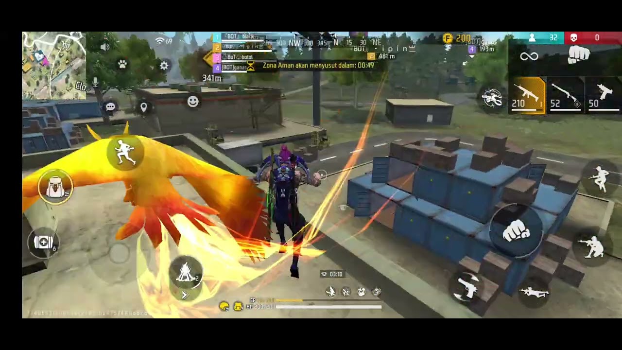 ff burik para BOT main nya kenock terus brow - YouTube