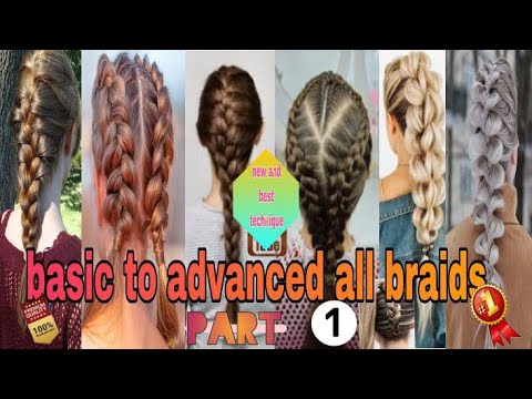 Basic to advance hairstyle || class -1 ||how to do braids ...