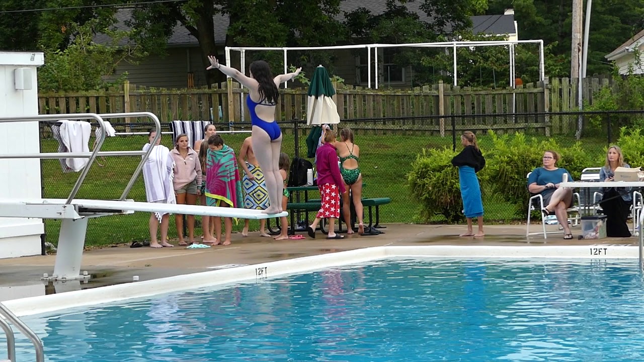 Back Dive - Straight position - YouTube