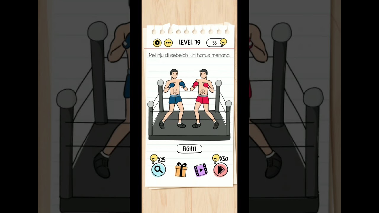 Brain Test Level 79 - Petinju di sebelah kiri harus menang - YouTube