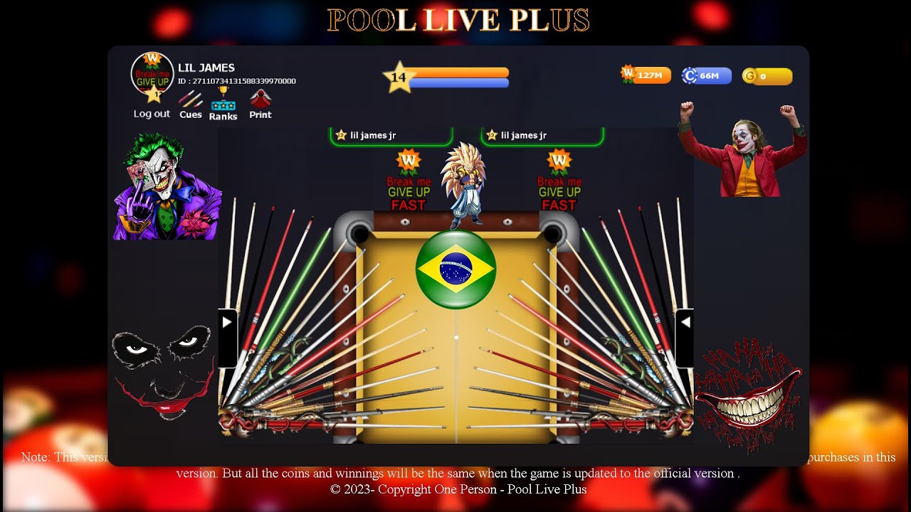 POOL LIVE PLUS ( 129.000.000 M COMPLETE ) BY: LIL JAMES - YouTube