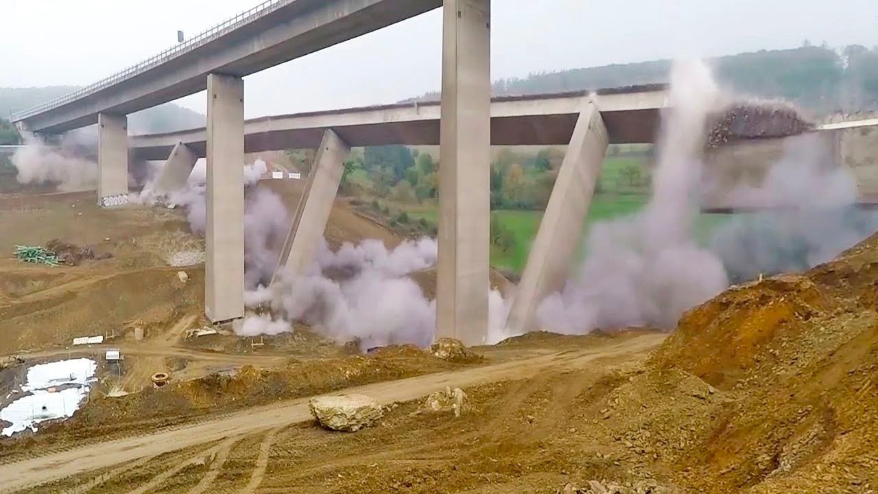 Most Insane Bridge Collapse around the world - YouTube