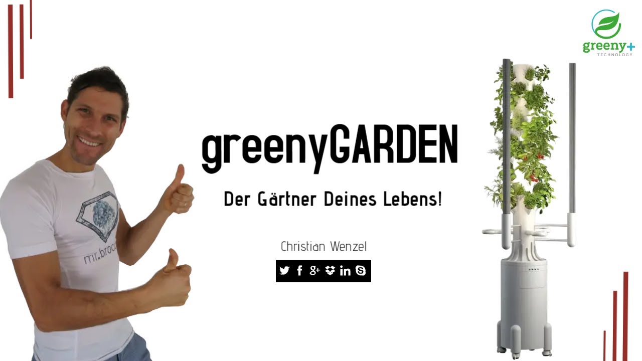 Greeny Garden von Greeny Plus! Frisches Bio Gemüse zuhause - YouTube