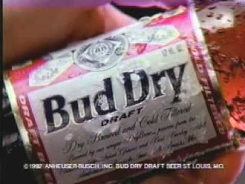 Bud Dry beer ad from 1992 - YouTube
