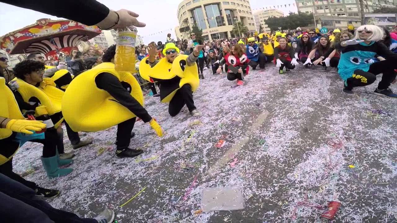 Pacman & Pacwoman Limassol Carnival Group 2015 - YouTube