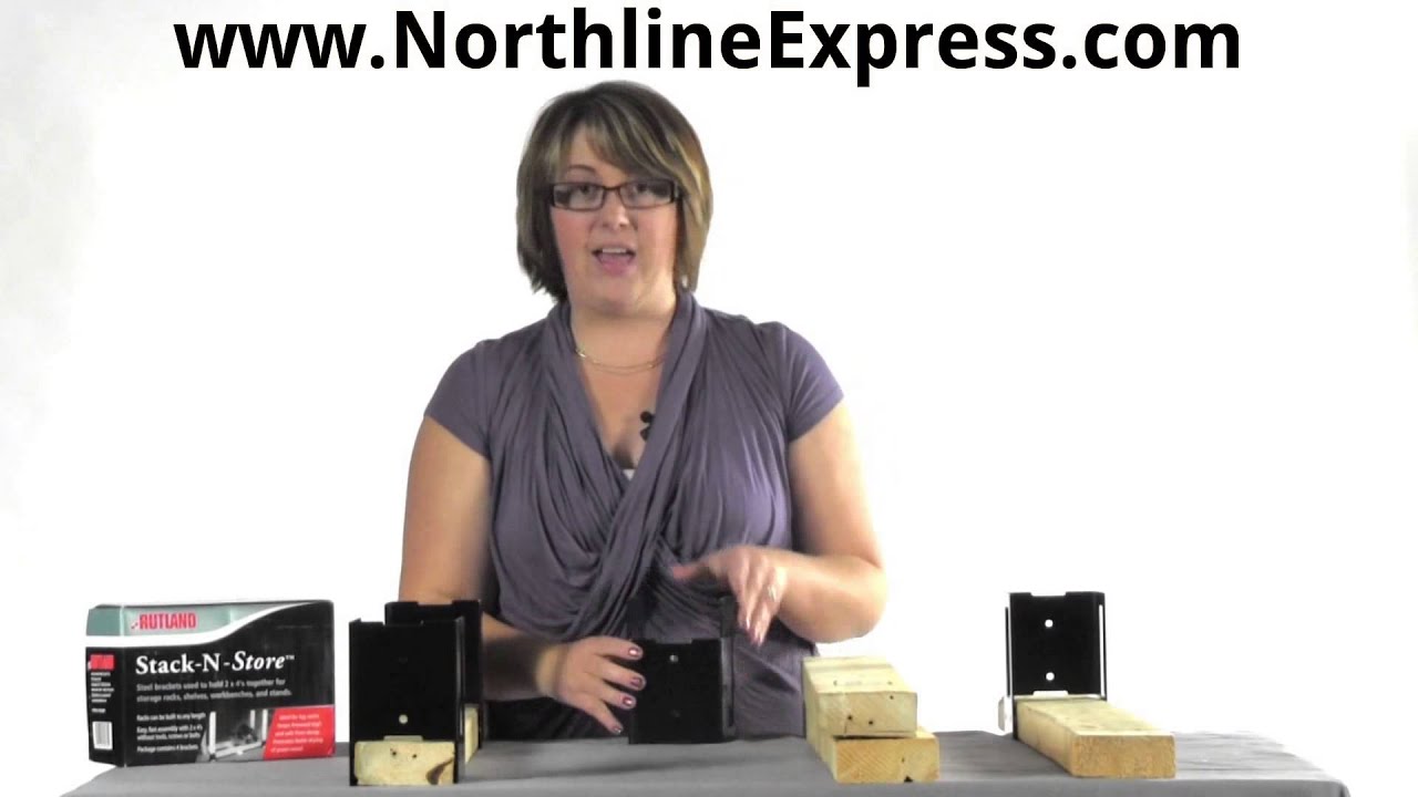 Build A Custom Log Rack With The Stack N Store Log Rack Brackets - YouTube