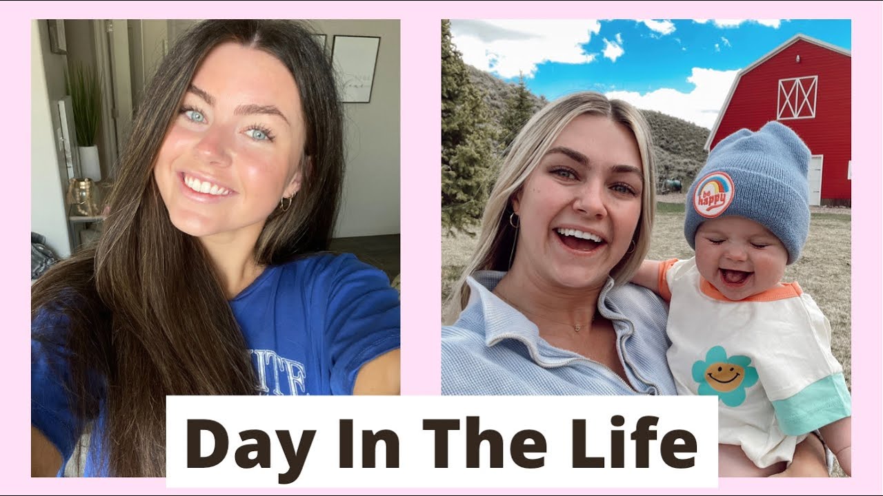 DAY IN THE LIFE WITH LINDSAY AND JENSEN!! - YouTube
