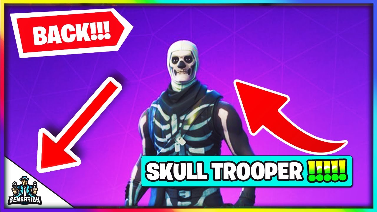 SKULL TROOPER IS BACK IN FORTNITE CHAPTER 5 SEASON 2 - YouTube
