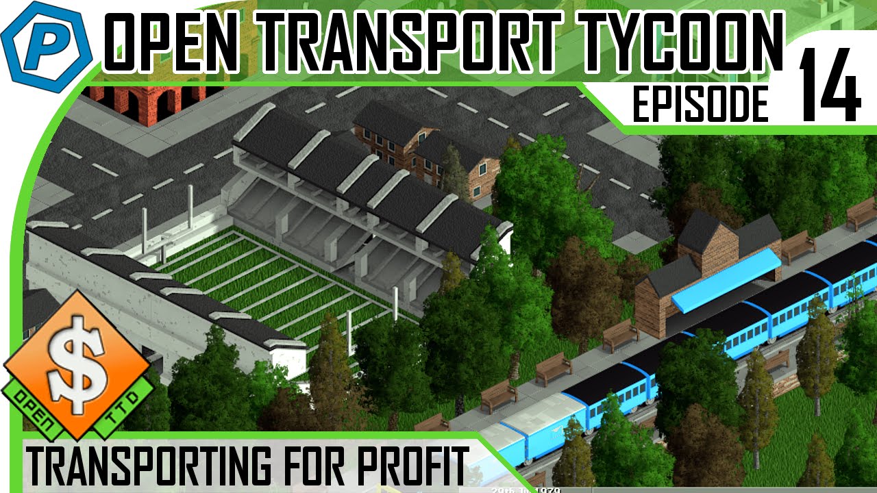 Open Transport Tycoon Deluxe | #14 | Passenger Trains are GO - YouTube