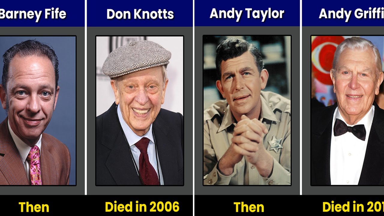 The Andy Griffith Show Cast Then And Now - YouTube
