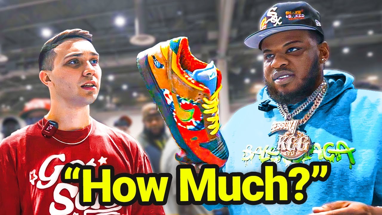 Rappers Shopping For $10,000 Sneakers! - YouTube