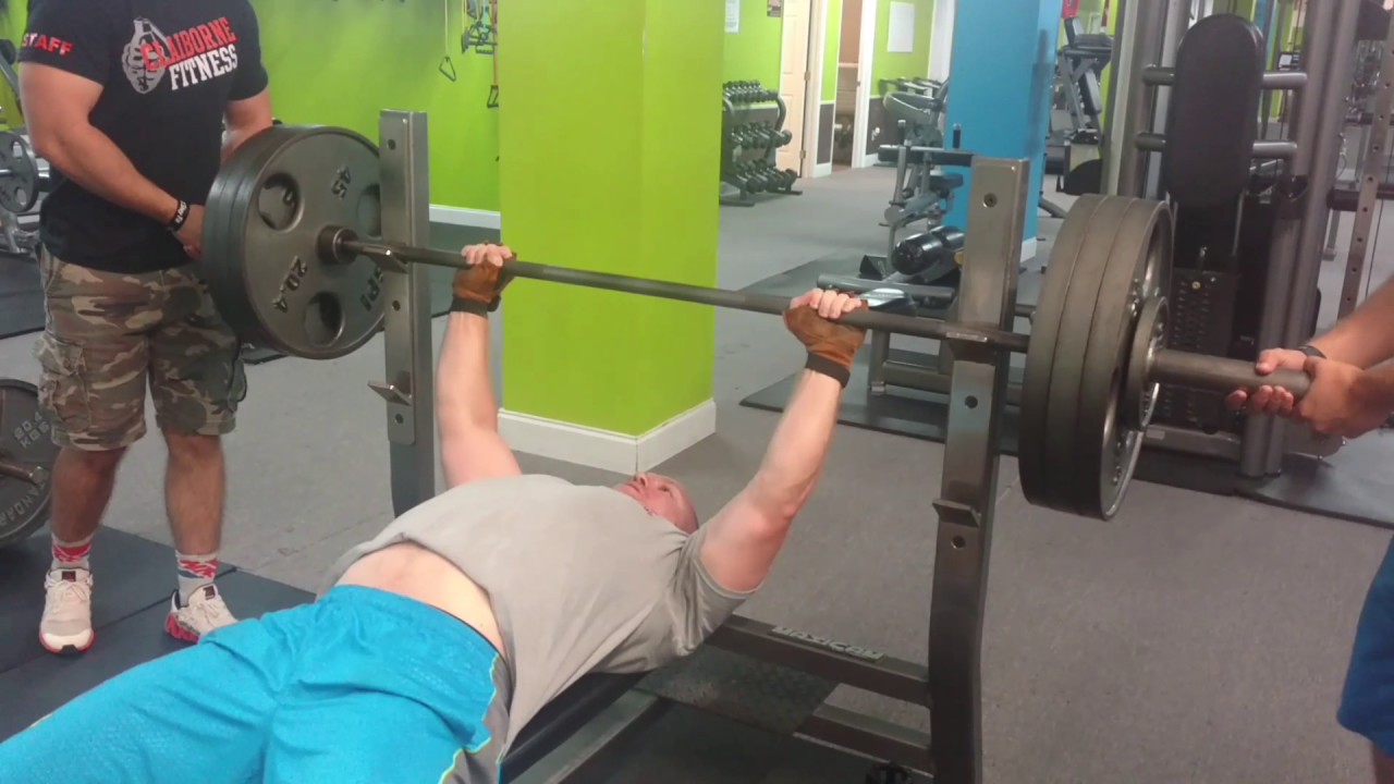 325 lb. Bench press at 195 body weight. Claiborne Fitness 07-05-2017 ...