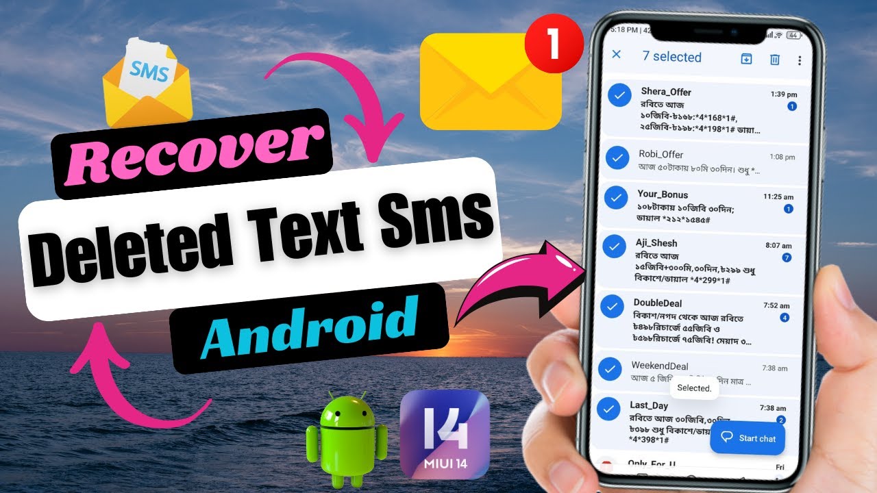 How To Recover Deleted Text Messages On Android | Restore Deleted Text ...