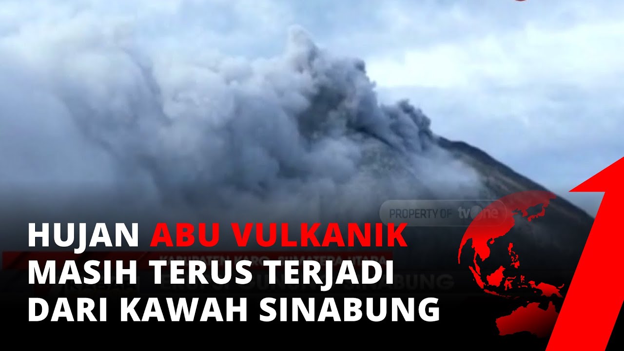 Pasca Erupsi Gunung Sinabung, Hujan Abu Vulkanik Masih Terus Terjadi ...