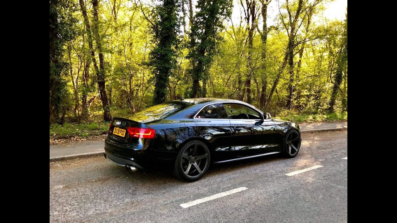 TTS Supercharged Audi S5 V8 Exhaust and dyno pull - YouTube