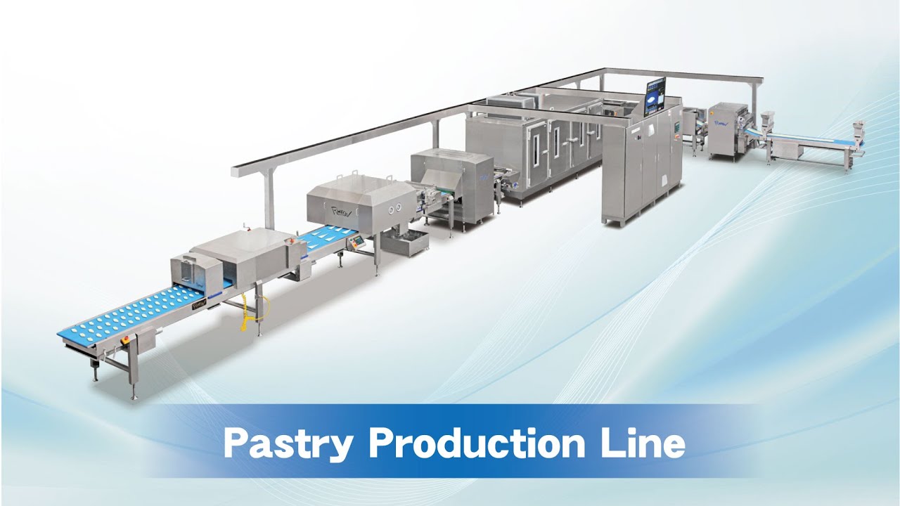 High Speed Croissant Line - YouTube