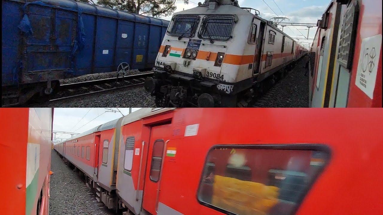 Looped Amrapali express overtaken by vaishali and swatantrata senani ...