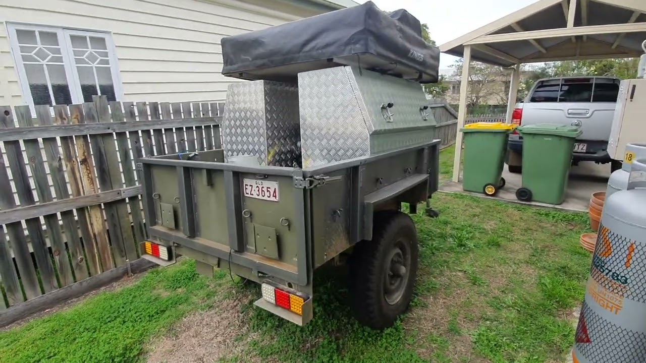 #5 Australian Military Box Trailer Camping Conversion (AUST.NO.5.MC2 ...
