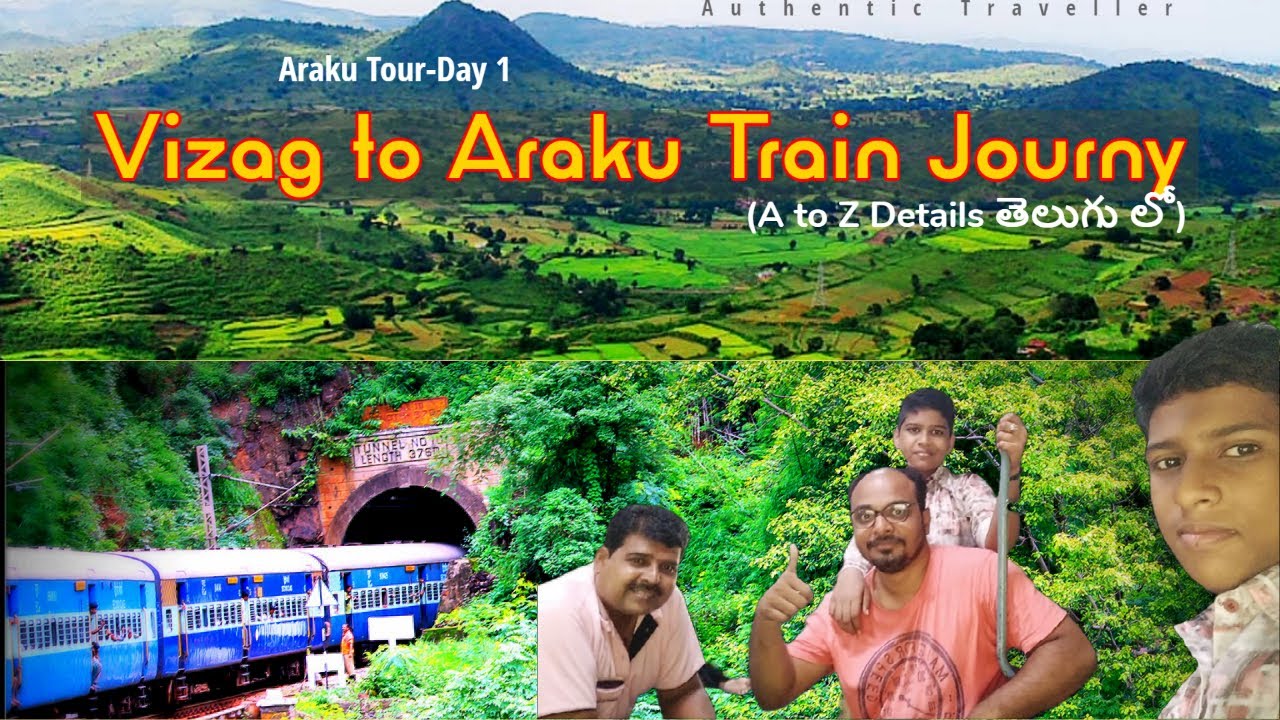 Araku train journey: See how it looks like from the train - YouTube