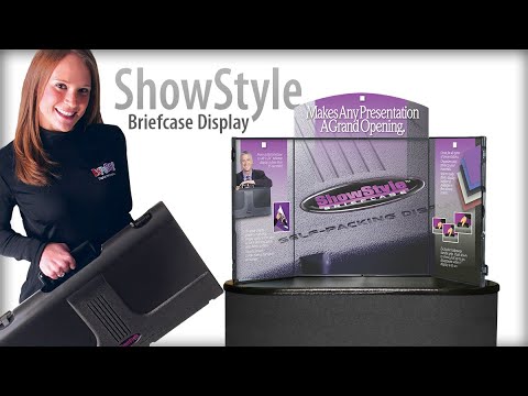 ShowStyle Briefcase Display by EXPOGO. - YouTube