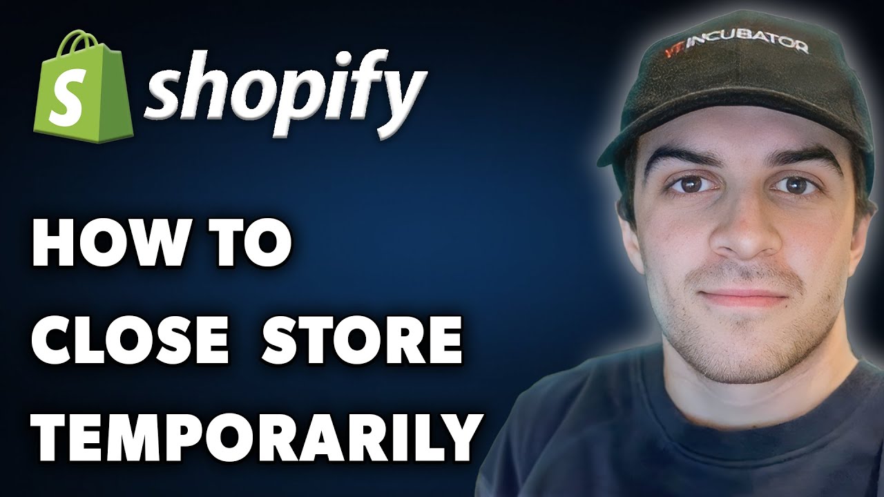 How to Close Shopify Store Temporarily (Full 2024 Guide) - YouTube