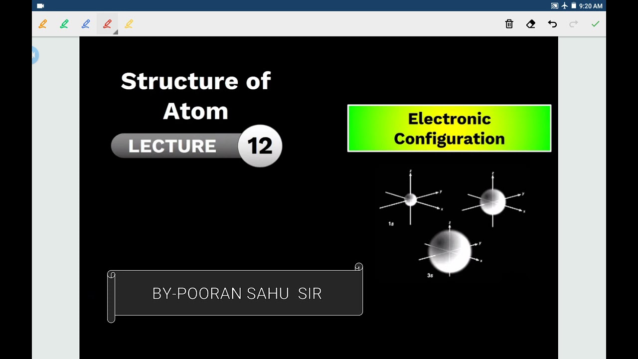 Electronic Configuration -1 || Atomic structure || class 11th chemistry ...