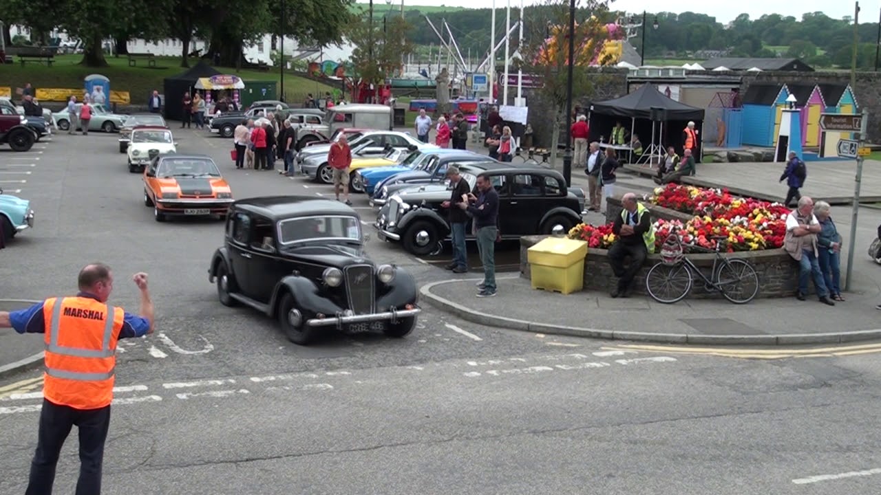 Kirkcudbright Classic Car Rally 2017 - YouTube