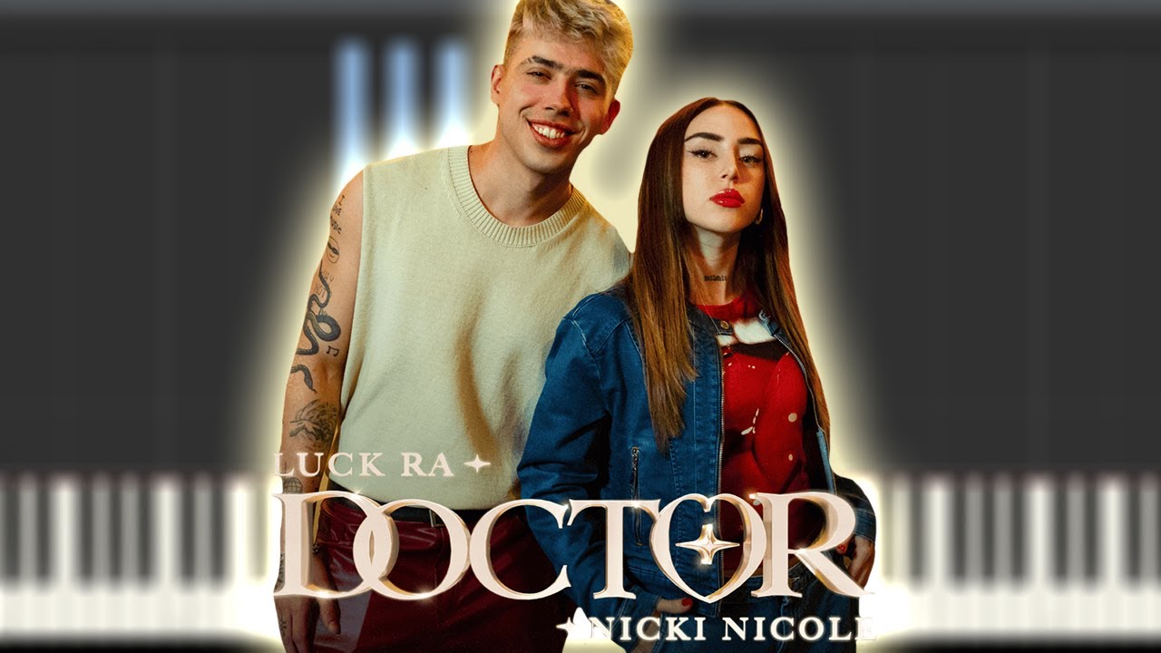 Luck Ra, Nicki Nicole - DOCTOR | Instrumental Piano Tutorial / Partitura / Karaoke / MIDI - YouTube
