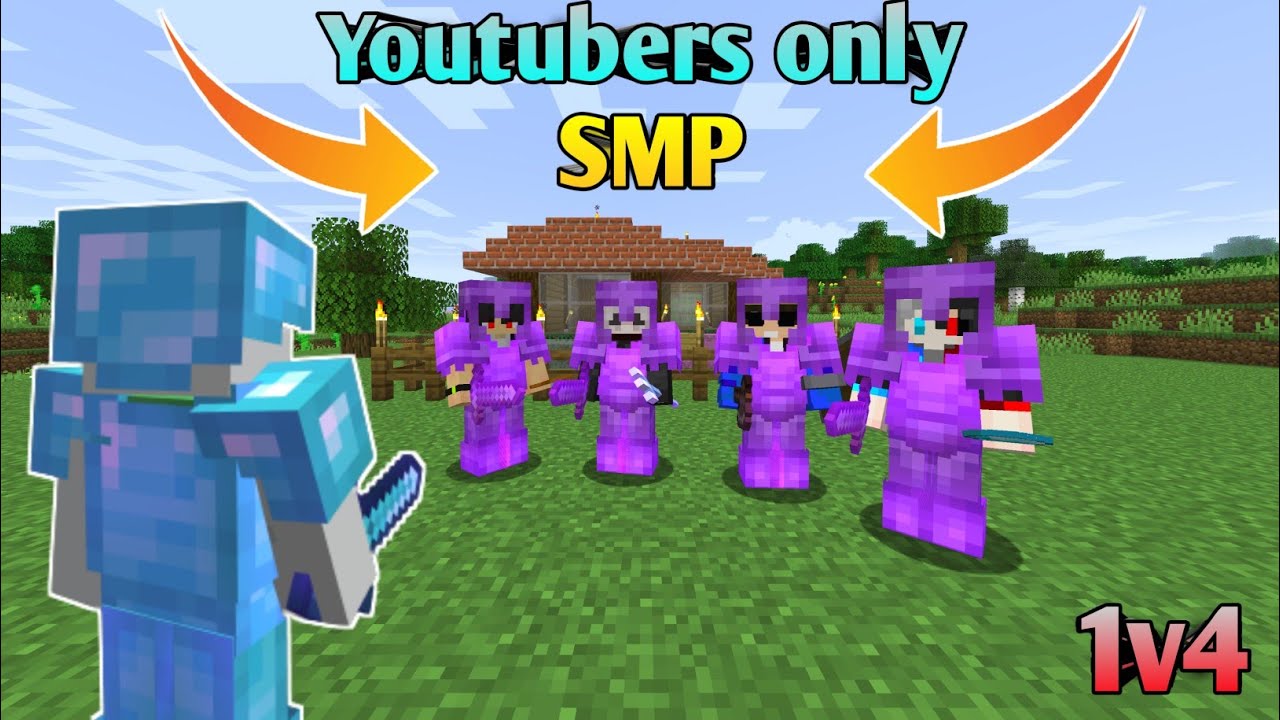 I DID 1V4 IN YOUTUBERS ONLY SMP MINECRAFT - YouTube