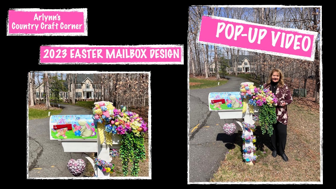 POP-UP VIDEO - 2023 EASTER MAILBOX DESIGN - YouTube