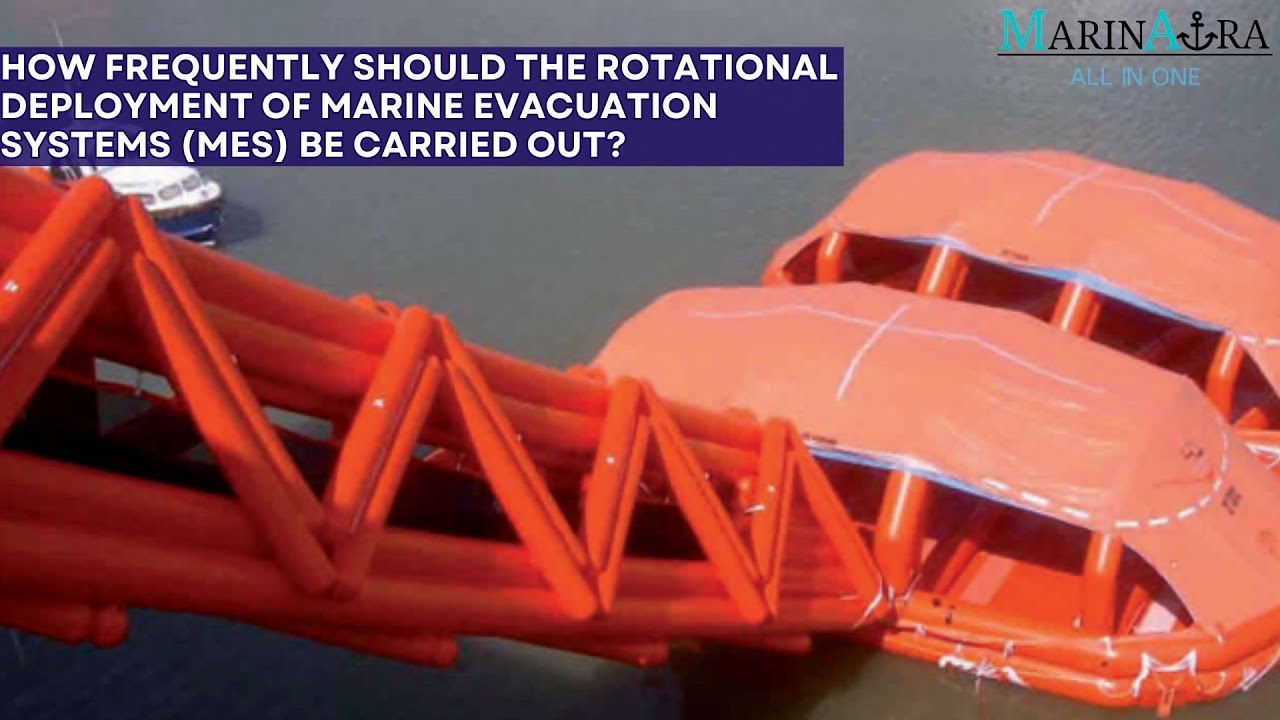 How frequently should the rotational deployment of marine evacuation ...