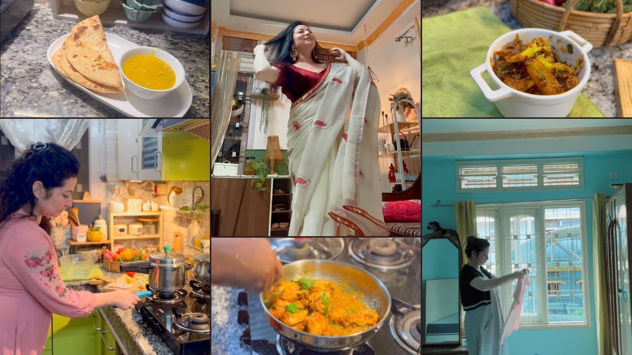 🌼No Maid Busy Day 1st Time Husband Cooking Chicken Wings My Stainless ...