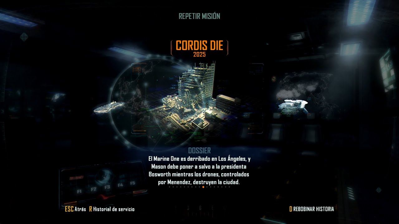 Call Of Duty - Black Ops II - PC - 2012 - 11 Cordis Die - Dificultad ...