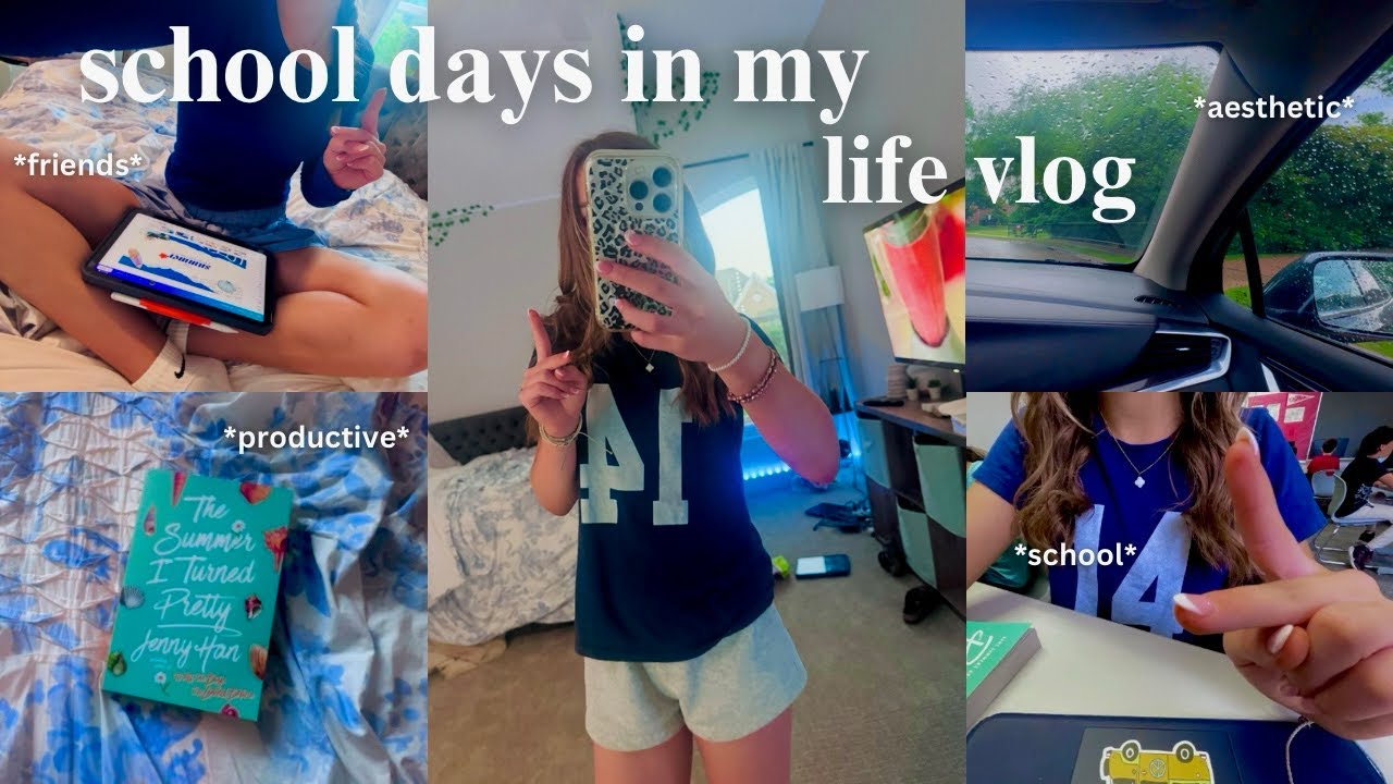 school days in my life *vlog* - YouTube