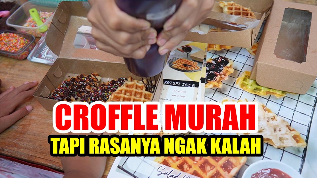 DI MALL HARGANYA LUMAYAN ,STREET FOOD CROFFLE DIJUAL HARGA TERJANGKAU ...