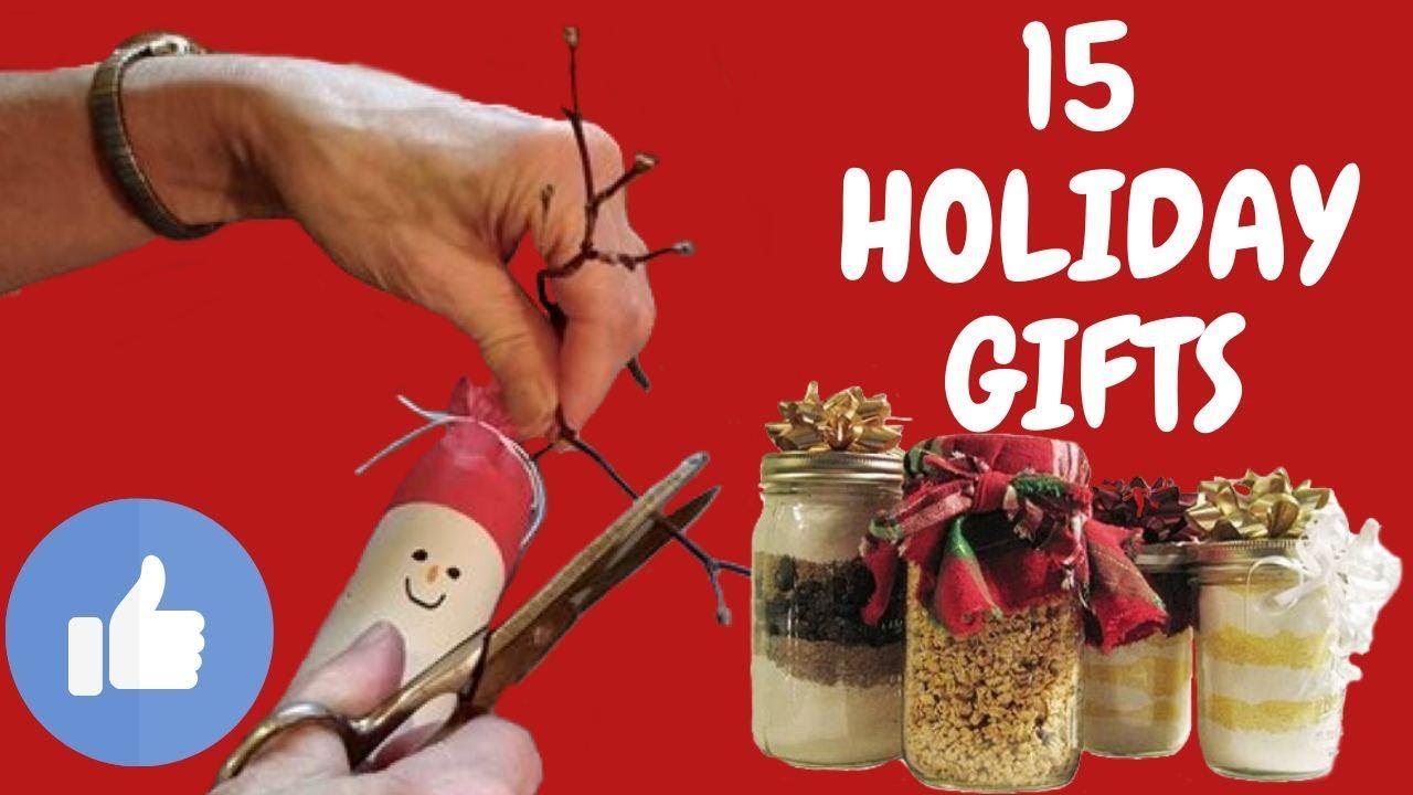The 15 DIY Gift Guide: Holiday Gifts Save You Money - YouTube