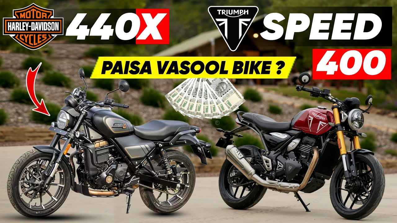 Harley Davidson 440x VS Triumph Speed 400🏍️Asli Winner Kon?🔥Best Bike ...