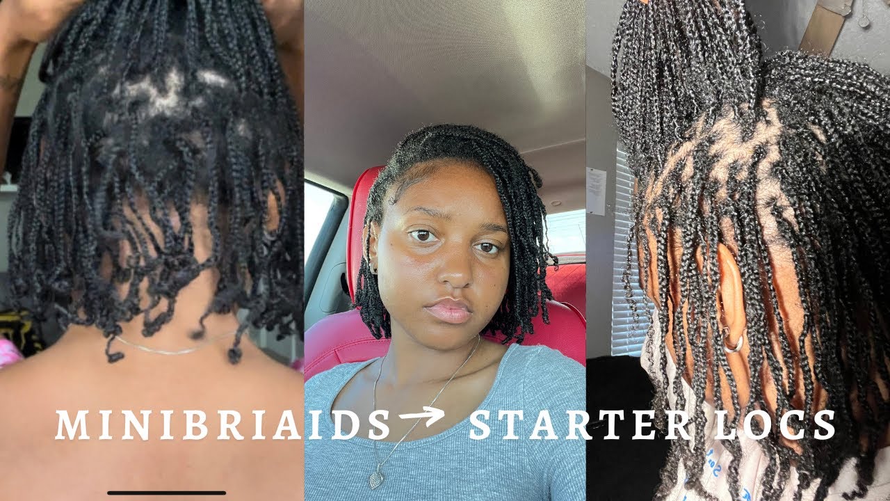 Interlocking My Mini Braids? - YouTube