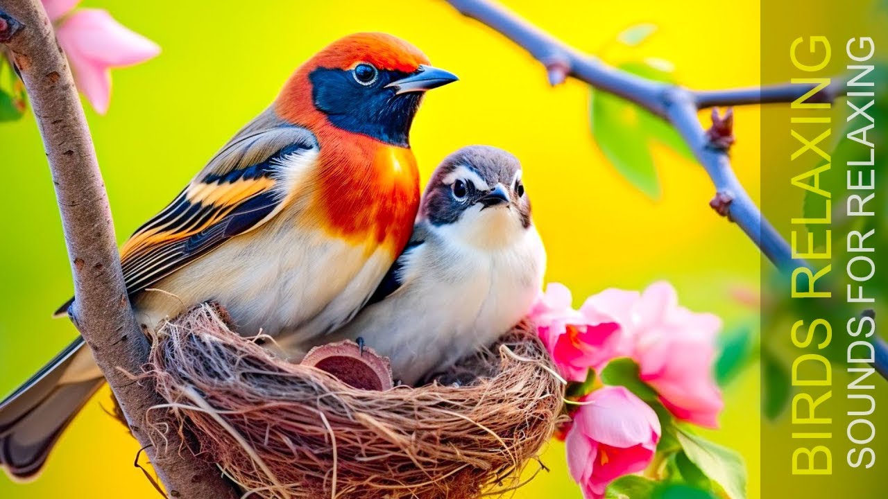 Birds Singing Relaxing Bird Sounds Heal Stress, Anxiety and Depression ...