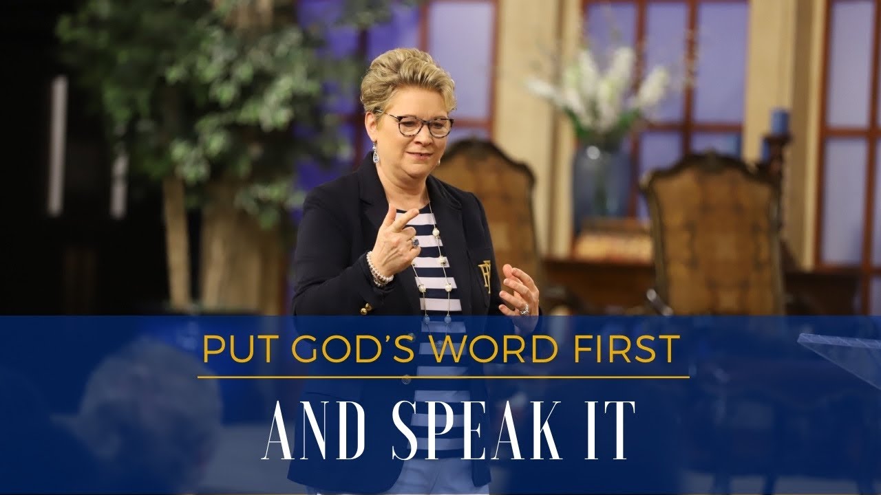 Put God’s Word First and Speak It // Pastor Debbie Eberly // May 8 ...